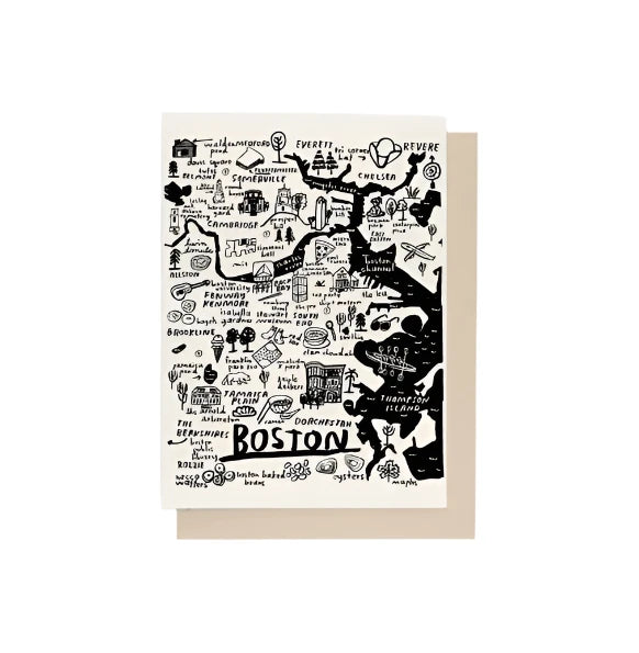 Card: Boston Map – ICA Retail Store