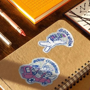 Sticker: Book Clubbing – ICA Retail Store