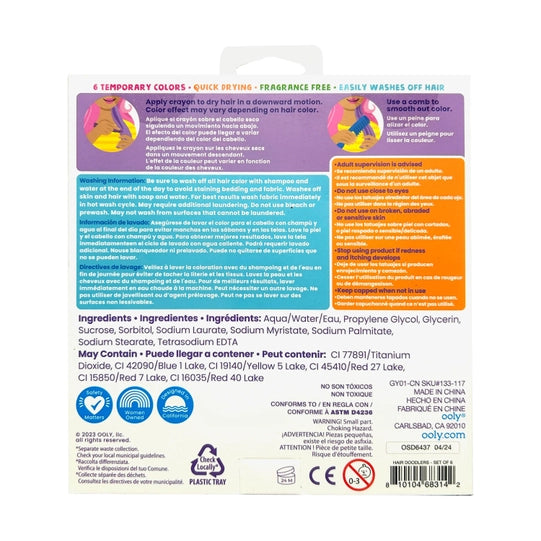 Hair Doodlers Hair Crayons - Set of 6 – ICA Retail Store