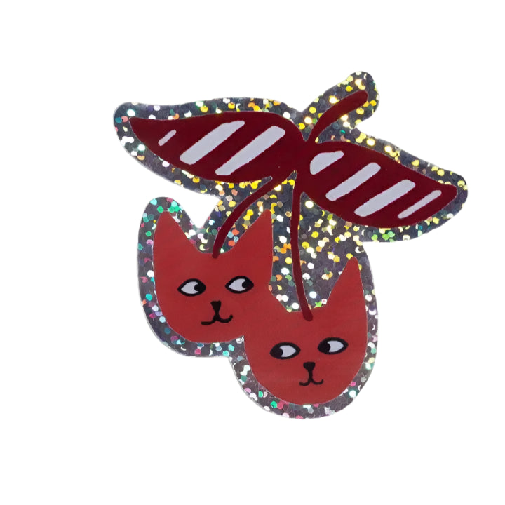 Sticker: Cherry Cat – ICA Retail Store