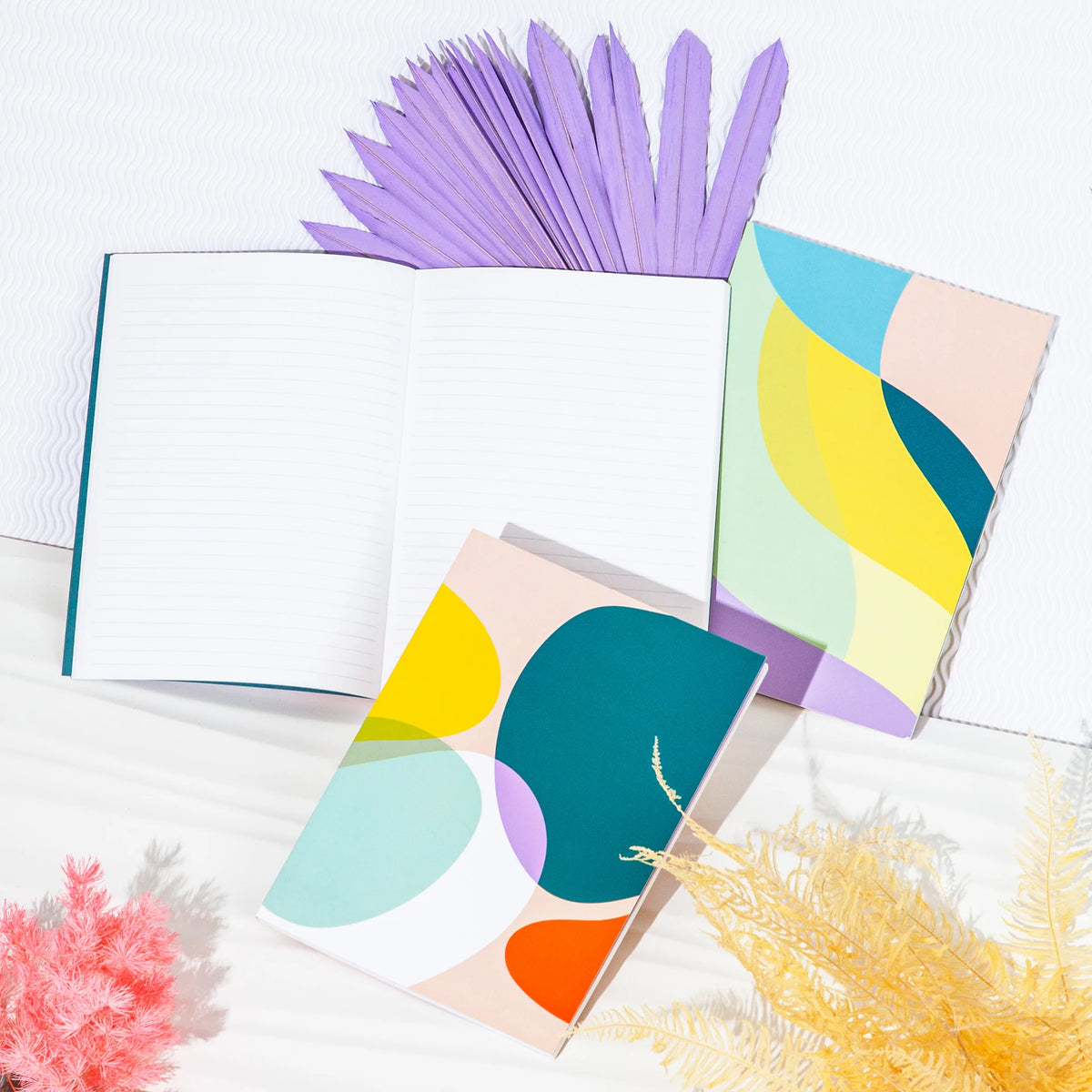 Simple Lined Notebook: Sea Glass – ICA Retail Store